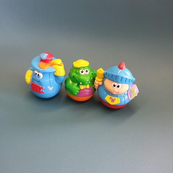 Playskool | Toys | Lot 3 Playskool Weeble Wobbles 204 Crocodile ...